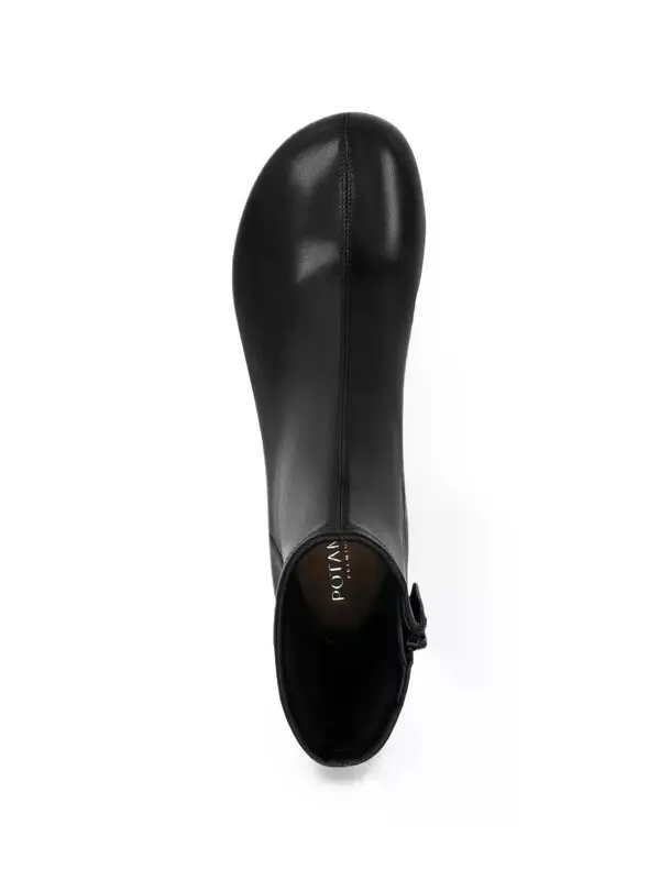 POTAMY Leather Ankle Boots
