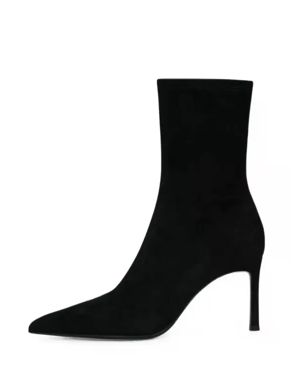 POTAMY Point-toe Suede Ankle Boots