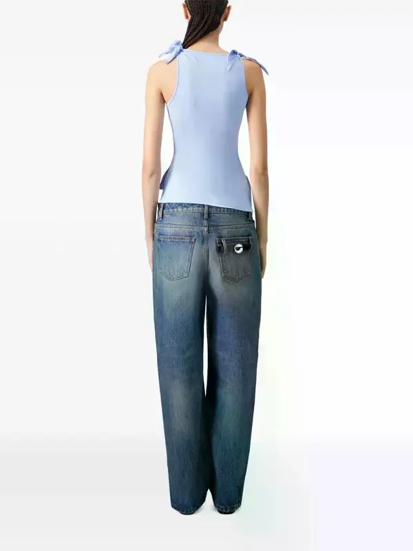 Coperni Asymmetric Knot Detail Sleeveless Top