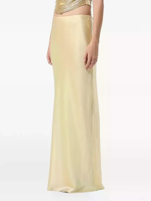 Cult Gaia Satin-finish Maxi Skirt