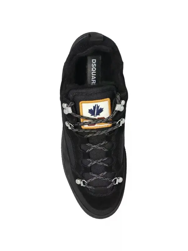 Dsquared2 Leather Lace-up Sneakers