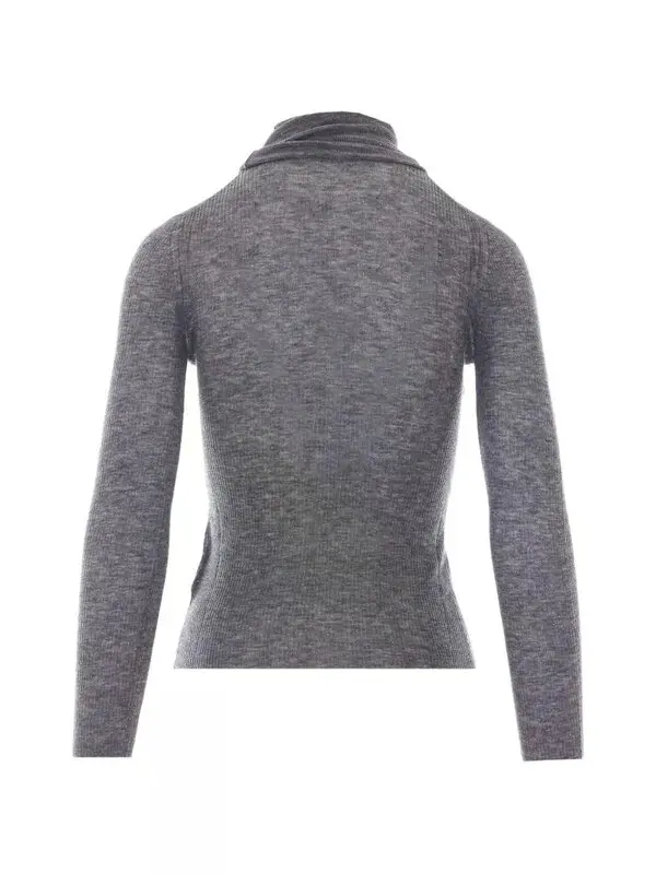 ELE Sequin-embellished Roll-neck Sweatshirt