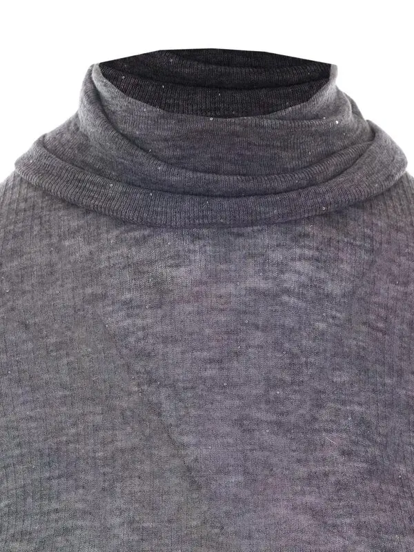 ELE Sequin-embellished Roll-neck Sweatshirt