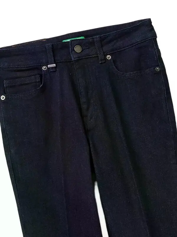 BENETTON Pressed-crease Flared Jeans