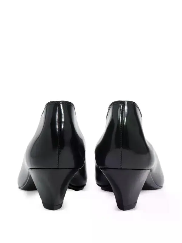 Bimba Y Lola Leather Mid-heel Court Shoes