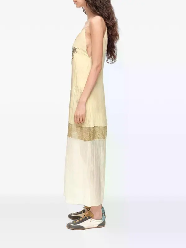 Bimba Y Lola Straight Midi Dress With Embellishments