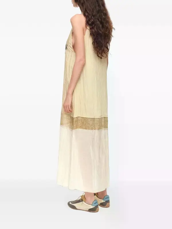 Bimba Y Lola Straight Midi Dress With Embellishments