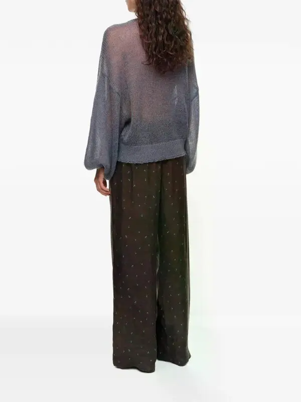 Bimba Y Lola Light Mohair Boat-neck Sweater