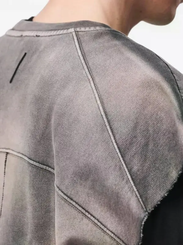 THOM KROM Stone-washed Raw-edge Vest
