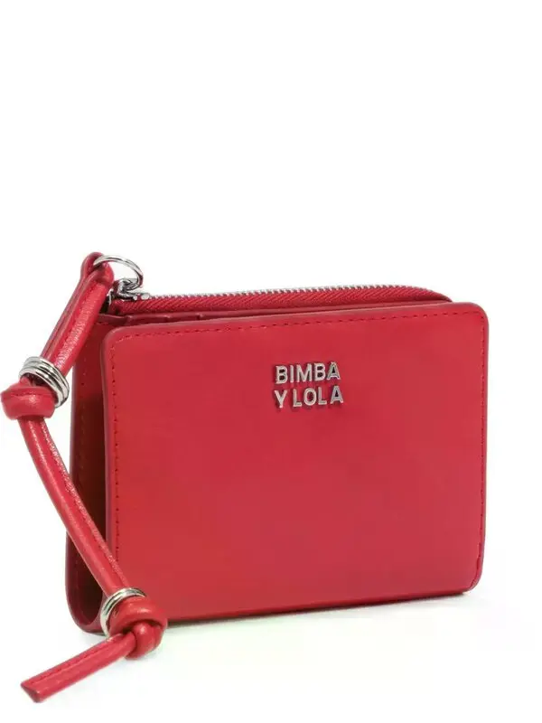 Bimba Y Lola Leather Compact Purse - Red