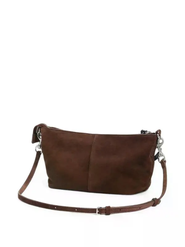 Bimba Y Lola Medium Coffee Suede Madrid Bag