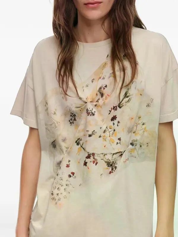 Bimba Y Lola Floral-print T-shirt