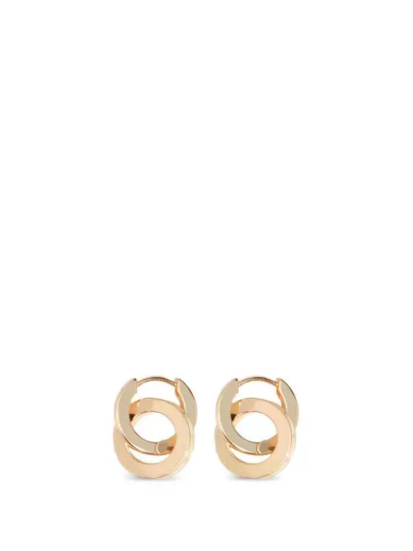 Bimba Y Lola Interlocking Hoop Earrings