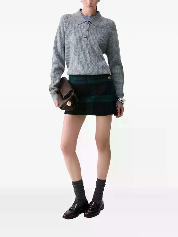 Liu Jo Knit Polo With Jewel Buttons
