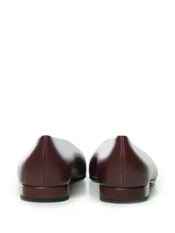 Loro Piana Rebecca Leather Ballet Flats