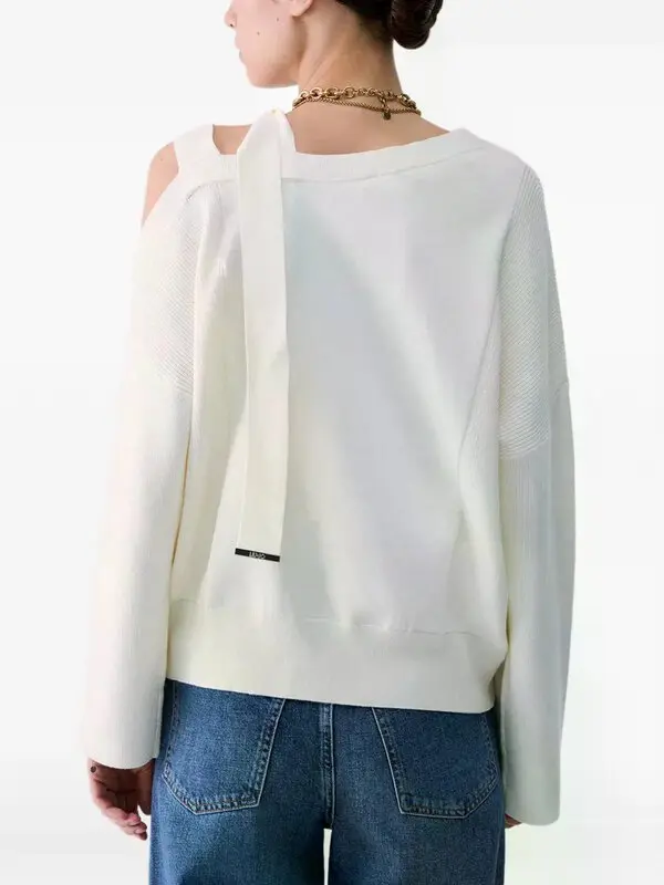 Liu Jo Sweater With Soft Bow Detail