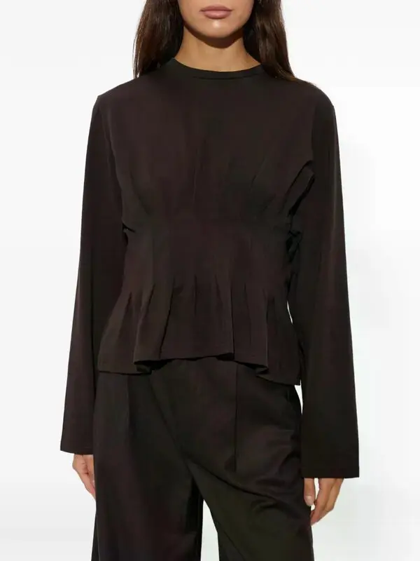 GESTUZ Jersey Peplum Top