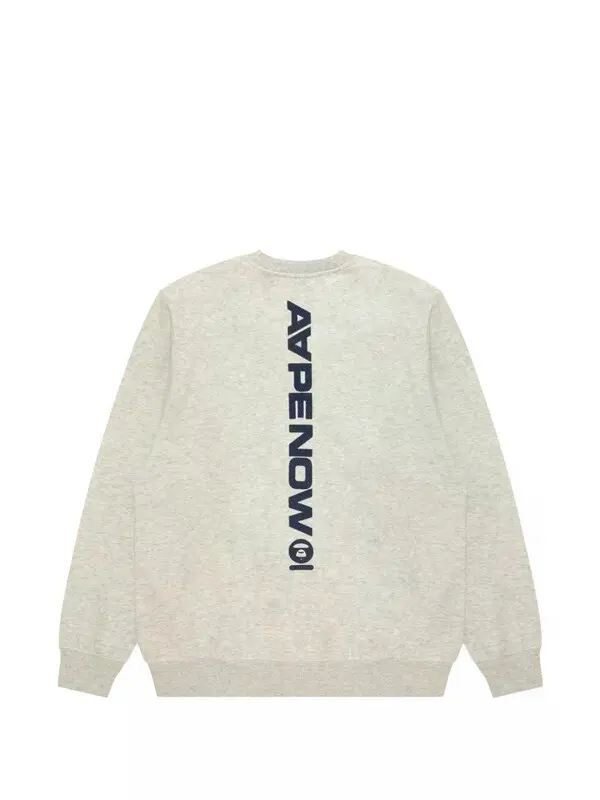 AAPE BY *A BATHING APE Crew Neck Sweatshirt With Rear Logo Print