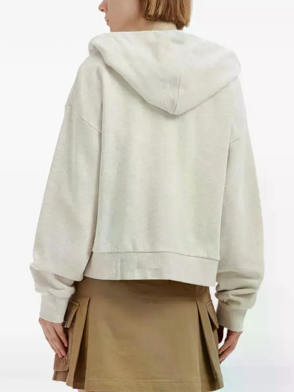 CHOCOOLATE Logo Patch Zip-up Hoodie
