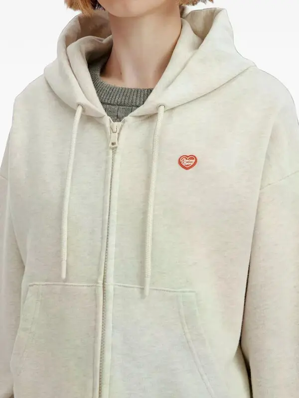 CHOCOOLATE Logo Patch Zip-up Hoodie