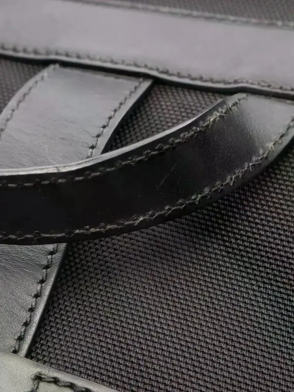 Gucci Canvas Techno Web Fold Over Backpack
