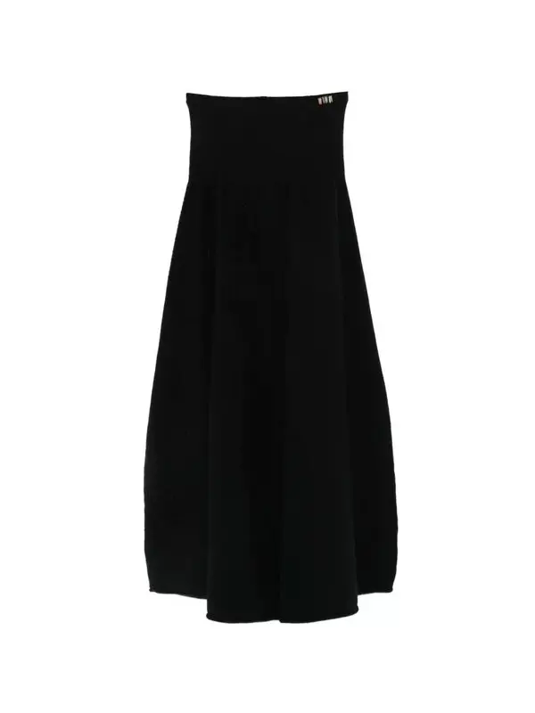 Extreme Cashmere Cashmere A-line Skirt With Embroidered Detail