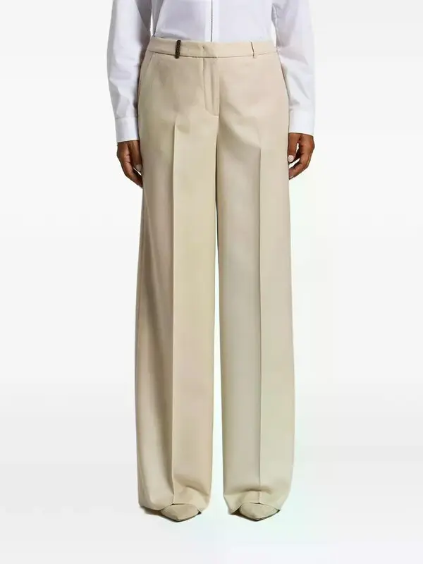 Peserico Wide-leg Tailored Trousers