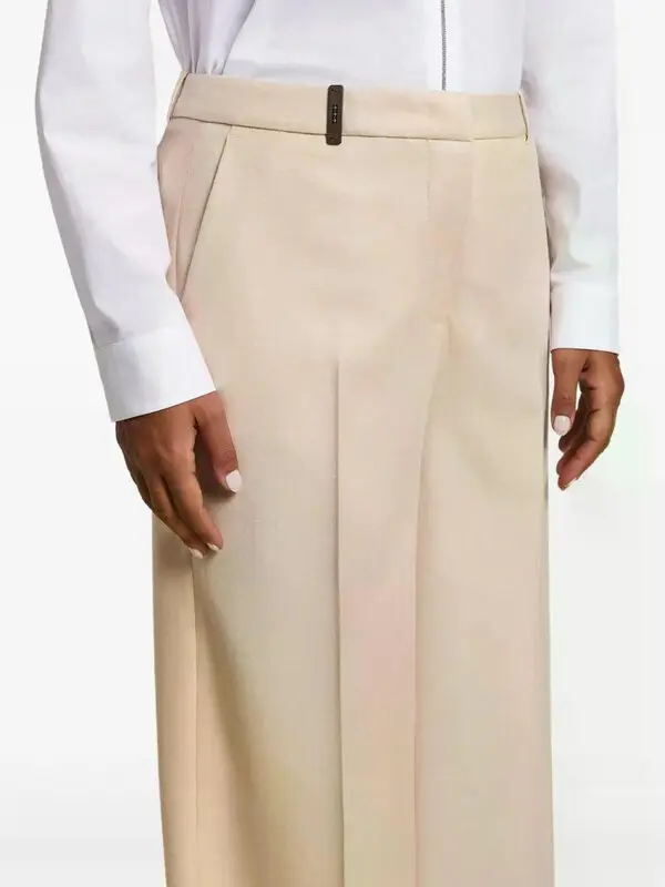 Peserico Wide-leg Tailored Trousers