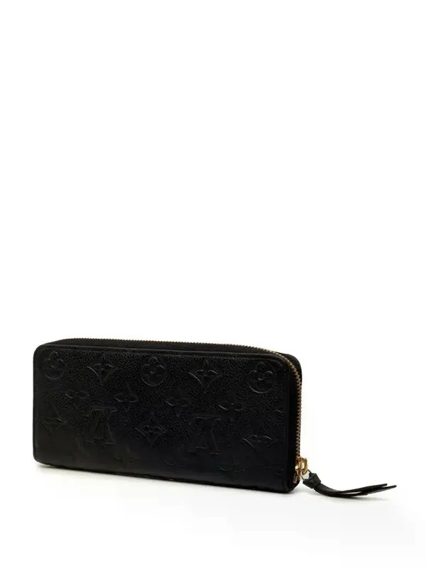 LOUIS VUITTON 2019 Monogram Empreinte Clemence Wallet Long Wallets - Black