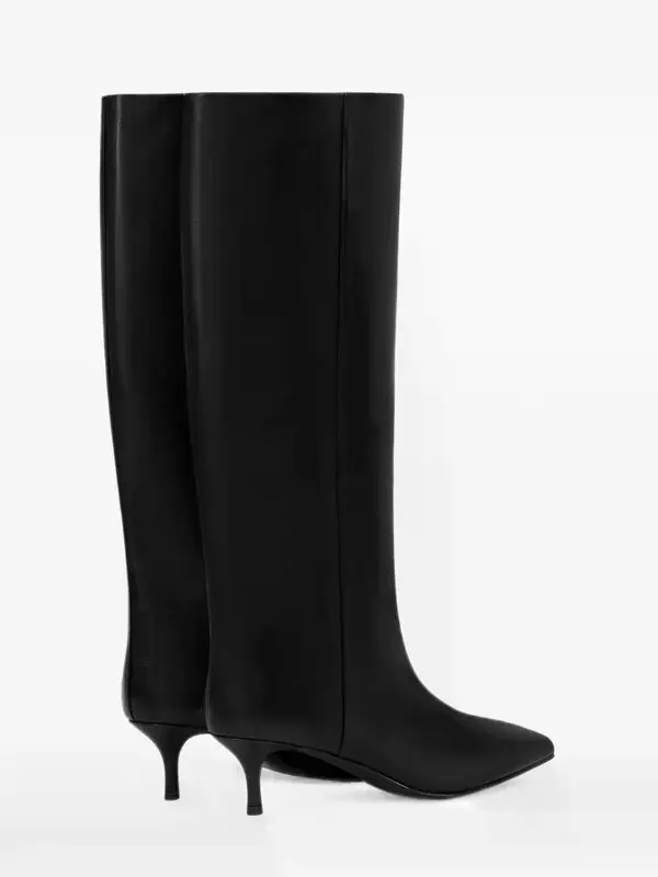 POTAMY Point-toe Knee-high Boots