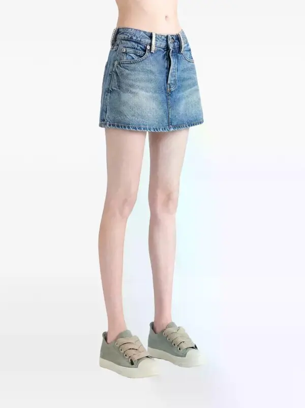 Alexander Wang Embellished Belt Loop Skort