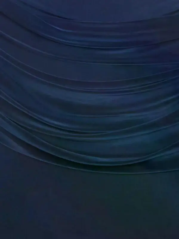 424 Juliana Draped Maxi Dress - Blue