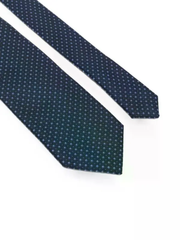 Corneliani Geometric-pattern Silk Tie
