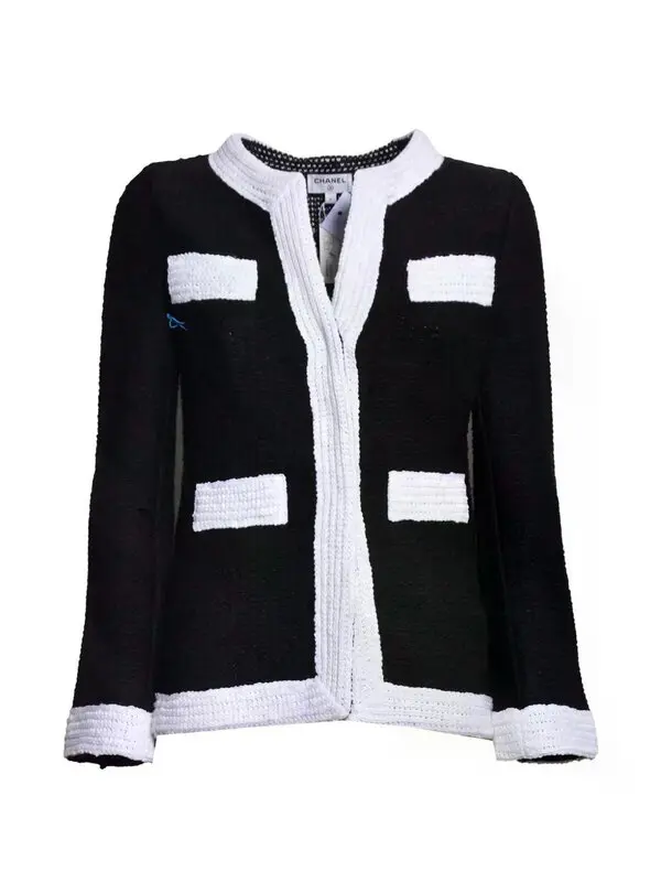 CHARLOTT Contrast-trim Bouclé Jacket