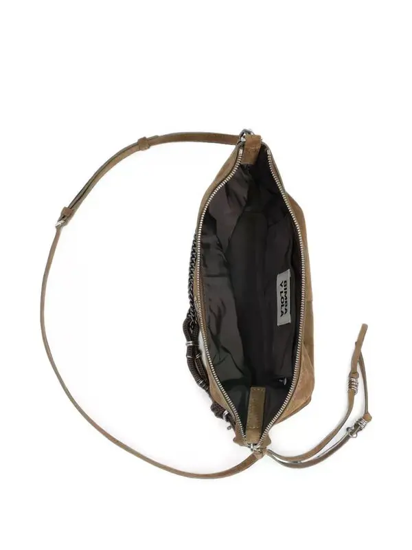 Bimba Y Lola Medium Olive Suede Madrid Bag