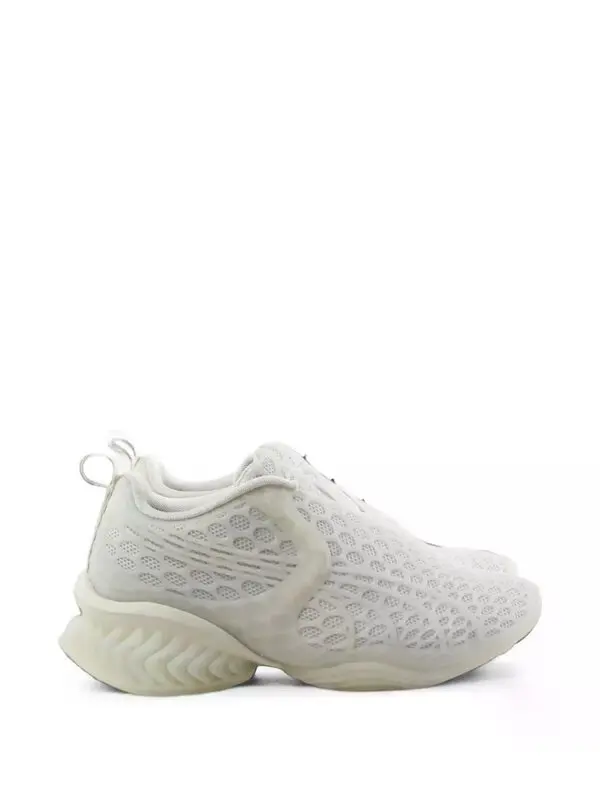 PUMA Honeycomb-mesh Slip-on Sneakers - Neutrals