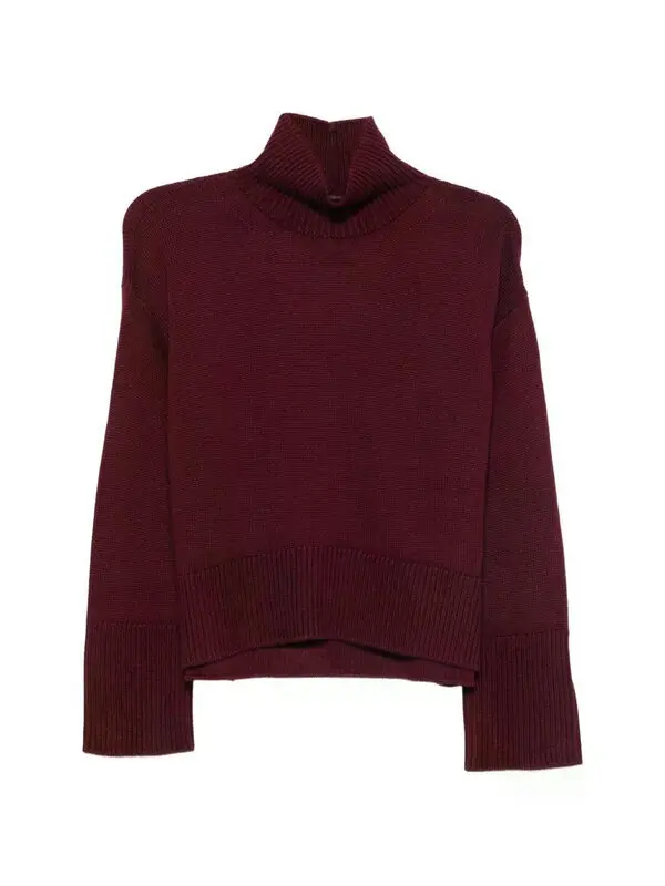 DONDUP Roll-neck Wool Sweater - Red