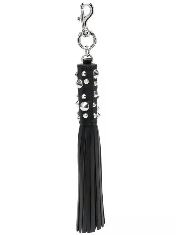Versace Studded Tassel Keychain