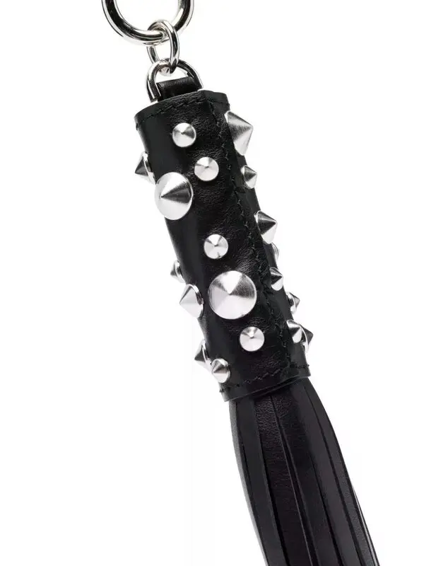 Versace Studded Tassel Keychain