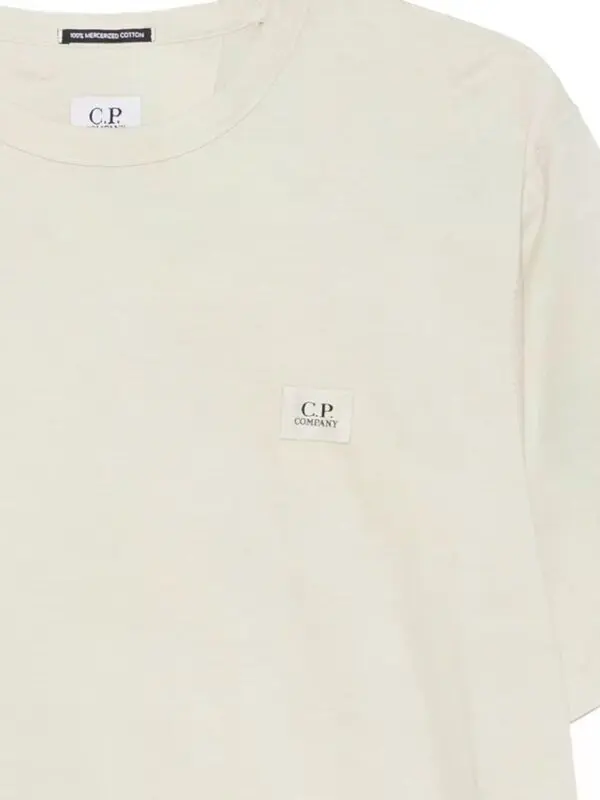 C.P. COMPANY Logo-patch T-shirt