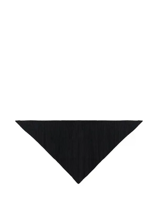 Studio Nicholson Isos Ribbed-knit Triangular Scarf