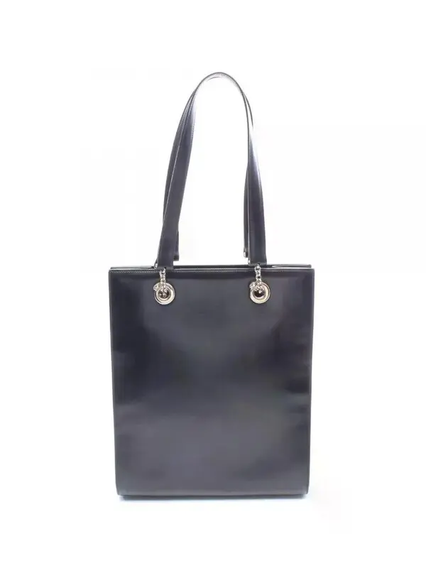 Cartier 2000s Panthère Leather Tote Bag - Black