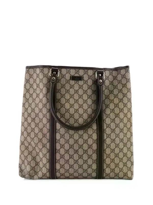 Gucci Joy Gg Coated Canvas Large Tote Bag