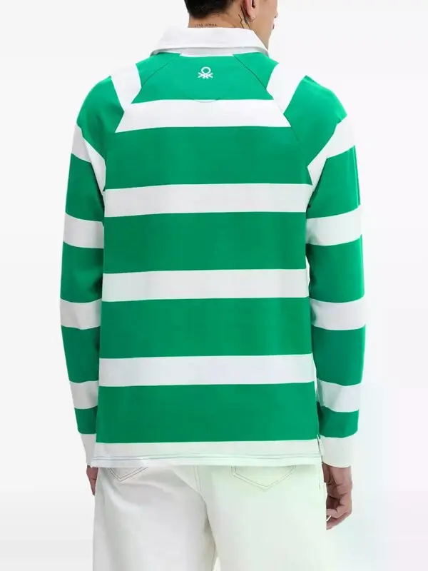 BENETTON X Stranger Things Striped Polo Shirt