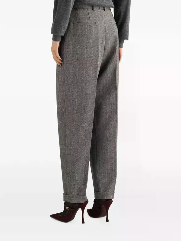 Dolce & Gabbana Pinstripe Wool Trousers