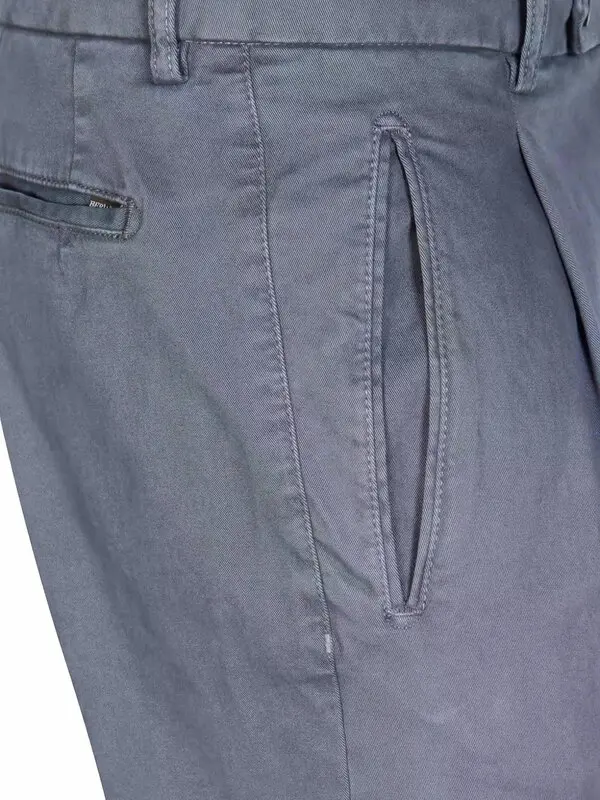 BERWICH Pleated Turn-up Trousers