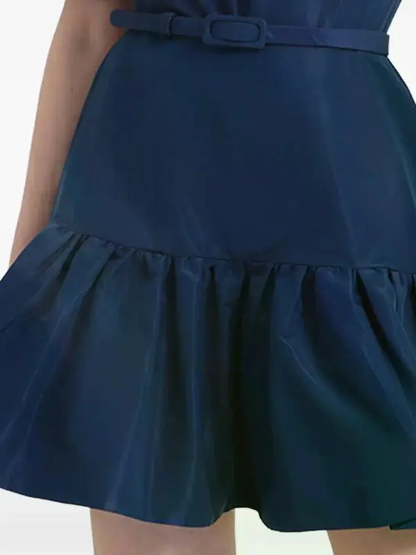 GEMY MAALOUF Taffeta Ruffled Skirt