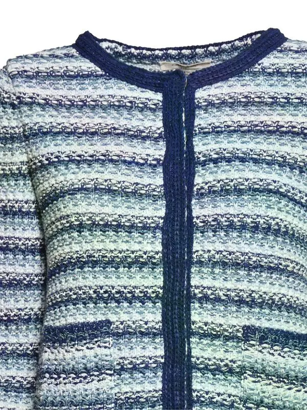 CHARLOTT Striped Textured-knit Jacket