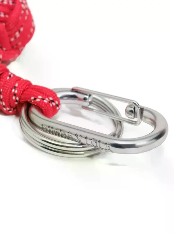 Bimba Y Lola Braided Beads And Cord Keyring