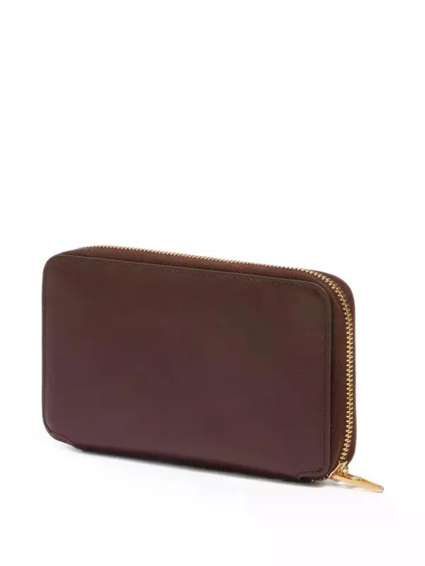 Bimba Y Lola Medium Dark Tan Leather Wallet